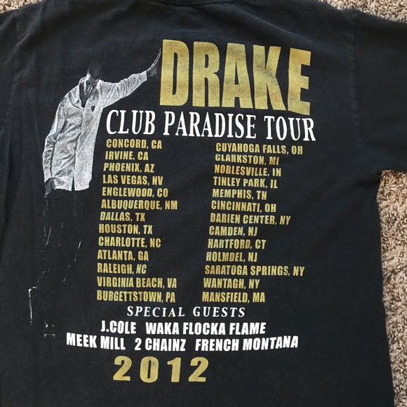 Shirts | 212 Drake Tour T Shirt | Poshmark